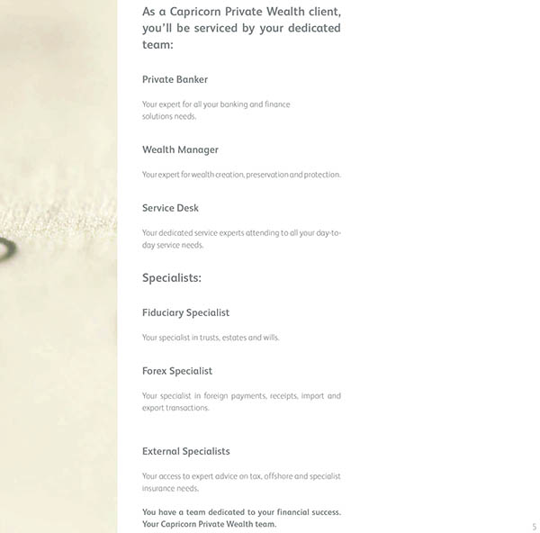 Capricorn Private Wealth Brochure